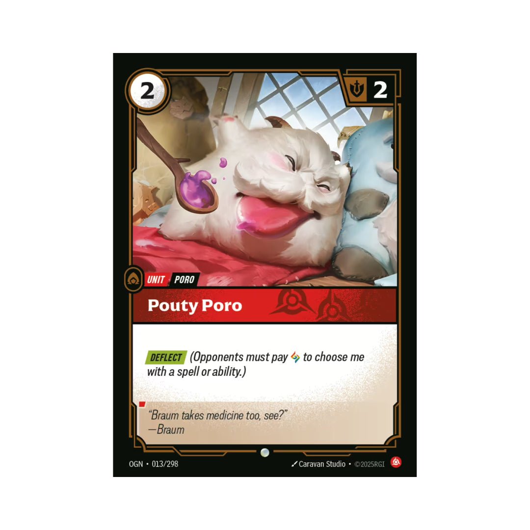 Riftbound | Pouty Poro (OGN-013) – Cards Beyond