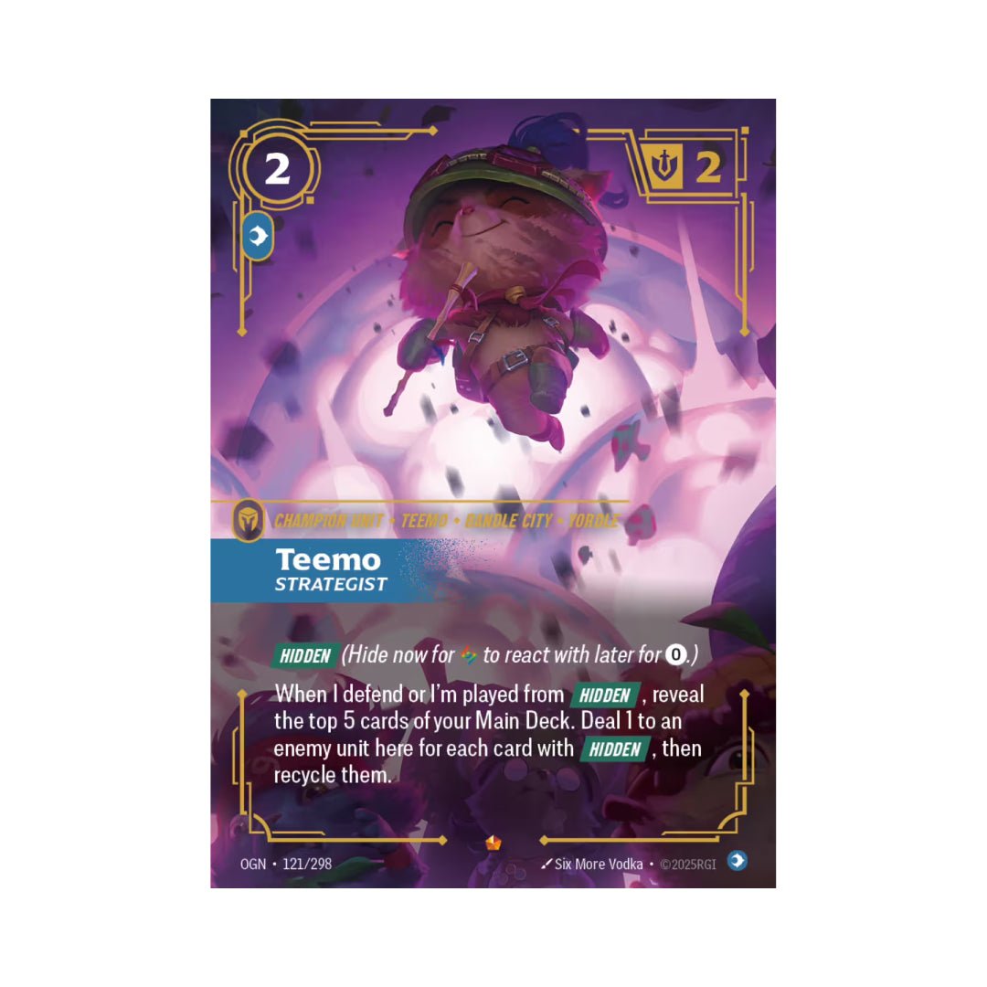 Riftbound | Teemo - Strategist (OGN-121) – Cards Beyond